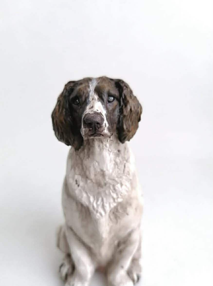 Ceramic Dog Sculptures with Folklaura Ceramics - Cabbage Rose